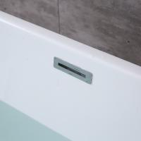 China Freestanding Oval Acrylic Bathtub 1500mm 1700mm Luxury Spa Tub with Waste for sale