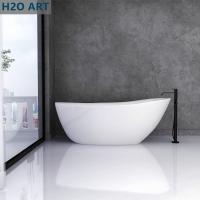 China 1800mm Freestanding Acrylic Whirlpool Bathtub with Pipe Free Massage and 6 Jets for sale