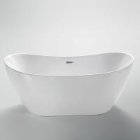 China Customized Oval Acrylic Freestanding Bathtub 1700x800x720mm with 5 Year Warranty for sale
