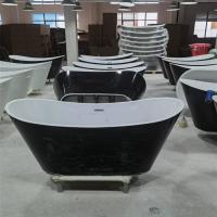 China Customized Oval Acrylic Freestanding Bathtub 1700x800x720mm with 5 Year Warranty for sale