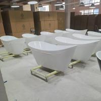 China Customized Oval Acrylic Freestanding Bathtub 1700x800x720mm with 5 Year Warranty for sale