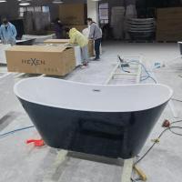 China Customized Oval Acrylic Freestanding Bathtub 1700x800x720mm with 5 Year Warranty for sale