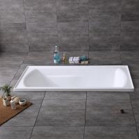 China Australian Topmount Simple Acrylic Bathtub Drop In 1525x736x440mm Pure PMMA for sale