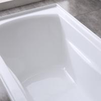 China Australian Topmount Simple Acrylic Bathtub Drop In 1525x736x440mm Pure PMMA for sale