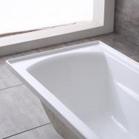 China Australian Topmount Simple Acrylic Bathtub Drop In 1525x736x440mm Pure PMMA for sale