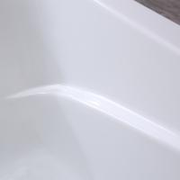 China Simple Drop Acrylic Bathtub Built-in with Handles Option 1700x700x390mm for sale