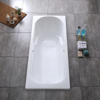 China Built-in Structure and Optional Drainer for Easy Installation Acrylic Panel Bathtub for sale