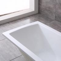 China Hand Control Built-in Acrylic Bathtub Simple Drop in Tub 1500x700x420mm for sale