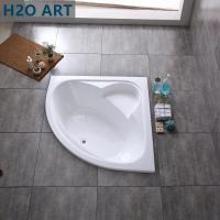 China Acrylic Corner Drop In Bathtub HA10 1400x1400x400mm Built in Design for sale