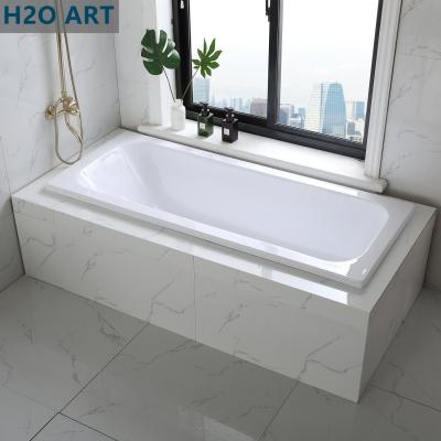 China Acrylic Drop In Bathtub 1700x700x400mm Whirlpool Massage Bathtub with Handles for South Africa for sale