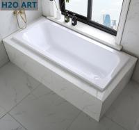 China Acrylic Drop In Bathtub 1700x700x400mm Whirlpool Massage Bathtub with Handles for South Africa for sale