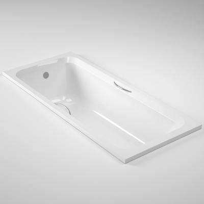 China Rectangle Acrylic Drop-In Bathtub 1700x700x400mm with Handles Built-In Color Options for sale