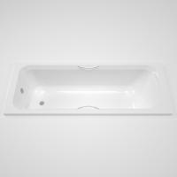China Rectangle Acrylic Drop-In Bathtub 1700x700x400mm with Handles Built-In Color Options for sale