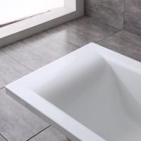 China Simple Built-in Acrylic Bathtub 1500x750mm for Asia Market Customizable OEM for sale