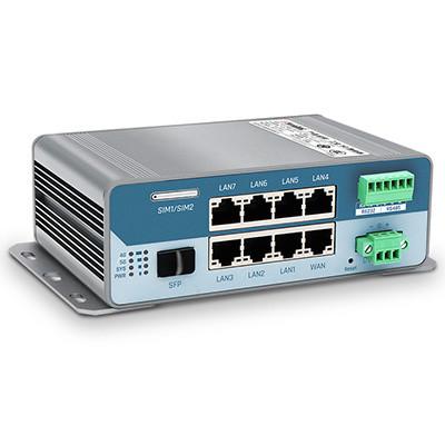 China Industrial 5G Router CPE 8Gb RAM 8 Port Gigabit WiFi6 Qualcomm Quad Core SLK-R680-5G-8TH for sale