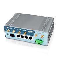 China Industrial 5G Router 1.2GHz Dual SIM WiFi6 CPE with 4 Gigabit LAN Ports SLK-R680-5G for sale