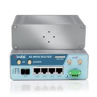 China DC48V PoE Industrial 4G Router Dual SIM WiFi6 1201Mbps 4x Gigabit LAN WAN for sale
