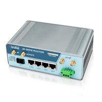 China DC48V PoE Industrial 4G Router Dual SIM WiFi6 1201Mbps 4x Gigabit LAN WAN for sale