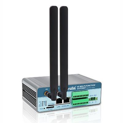China Industrial 4G Router CPE with Dual RS232 RS485 Ports 2 Gigabit Ethernet 9-28V DC for sale