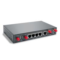 China Industrial 4G Router 4 Ethernet Ports 28VDC VPN Router SLK-R4008 LTE for sale