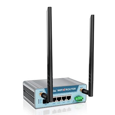 China Industrial WiFi 6 Router 4x Gigabit Ports 1.2GHz Quad-Core 8GB RAM 4GB eMMC for sale
