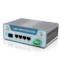 China Industrial WiFi 6 Router 8Gb RAM 4x Gigabit Ports Dual Band 2.4G 5.8G DIN Rail for sale