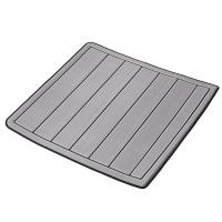 China Non-Slip 50 Shore Hardness 12mm Marine Decking Sheets EVA Foam Faux Teak 2400x1200mm for sale