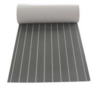 China Colorful Nonskid EVA Synthetic Teak Deck 2400x1200mm Marine Flooring for sale