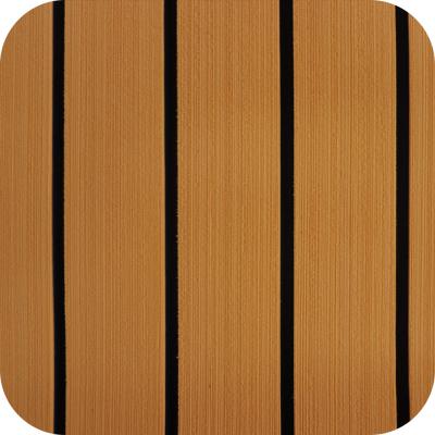 China Marine Grade EVA Boat Decking Sheet 210x110cm 6mm Non Slip Brown Black for sale