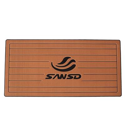 China EVA Teak Foam Decking Sheet 6mm Marine Boat Flooring Non Slip for sale