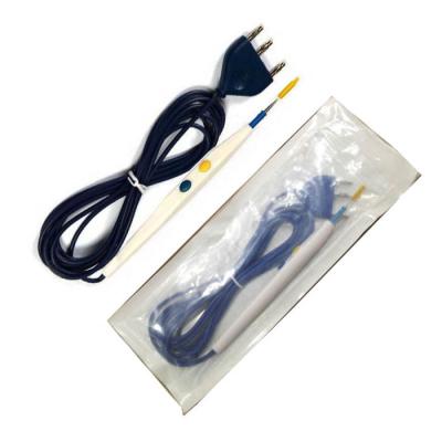 China Stainless Steel Hand Switching Pencil Disposable Diathermy Pencil for sale