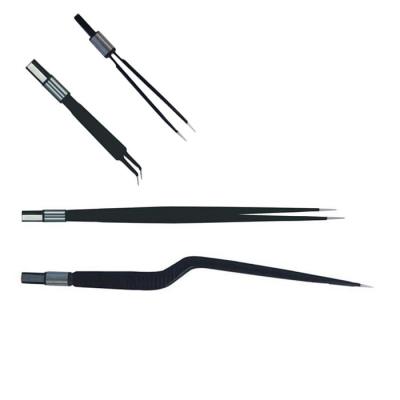 China Electrosurgical Insulated Bipolar Forceps Ergonomic Handle Custom for sale