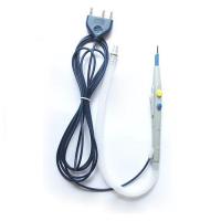 China High Safety Disposable Electrosurgical Pencil with White Design and Stainless Steel Tip Material for sale