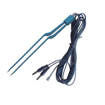 China SFDA Bipolar Electrosurgical Forceps Disposable Ergonomic Handle Type for sale