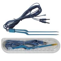 China 20cm Length Bipolar Electrosurgical Forceps Non-Sticky Disposable Bipolar Forceps for sale