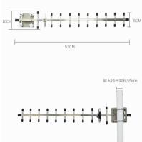 China 1435-1515MHz 12.6dBi 11 Unit Stainless Steel 5g Yagi Antenna for sale