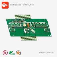 China Gold Finger PCB 5G mobile phone 6L Plated Gold Circuit Board Semi hole pcb circuit board for sale