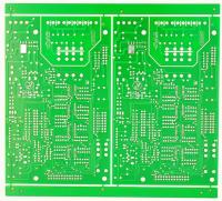 China Double Layer Control Circuits Printed Circuit Board Green Soldermask FR4 Double Sided PCB for sale