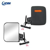 China Removable Golf Buggies Rear View Mirrors With Turn Signs for sale