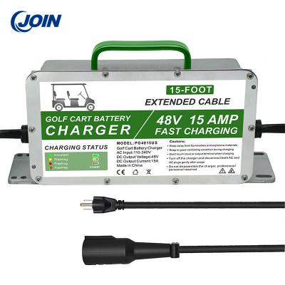 China Buggy Golf Cart Accessories 15A 48V Golf Cart Battery Charger for sale