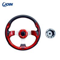 China Sightseeing Golf Cart Steering Wheel Control Adapter PVC 12Inch for sale