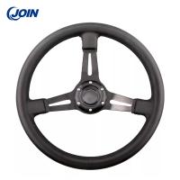 China Leather 13.5 Steering Wheel Cover Adapter Universal Golf Cart for sale