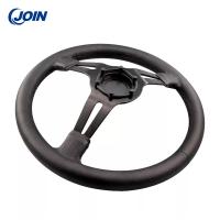 China Leather 13.5 Steering Wheel Cover Adapter Universal Golf Cart for sale