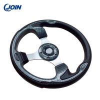 China ODM Removable Golf Cart Steering Wheel PVC Single Color With No Pattern for sale