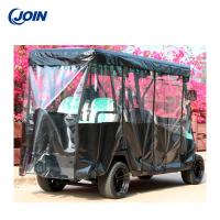 China Durable Waterproof Golf Cart Rain Cover 6 Passengers Enclosure for sale