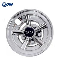 China 8 Inch SS Hub Caps Wheel Covers For Electric Golf Buggies for sale