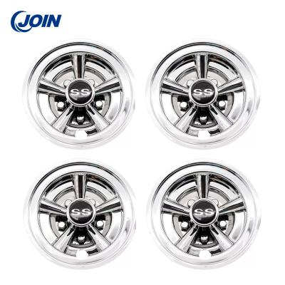 China 8 Inch SS Hub Caps Wheel Covers For Electric Golf Buggies for sale