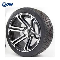 China Complete 14in Golf Cart Wheels Aluminum Electric Golf Buggy Tyres for sale