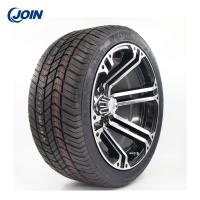China Complete 14in Golf Cart Wheels Aluminum Electric Golf Buggy Tyres for sale