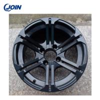 China Black Golf Cart Wheels Without Tires 14 Inch Aluminum Wheels for sale